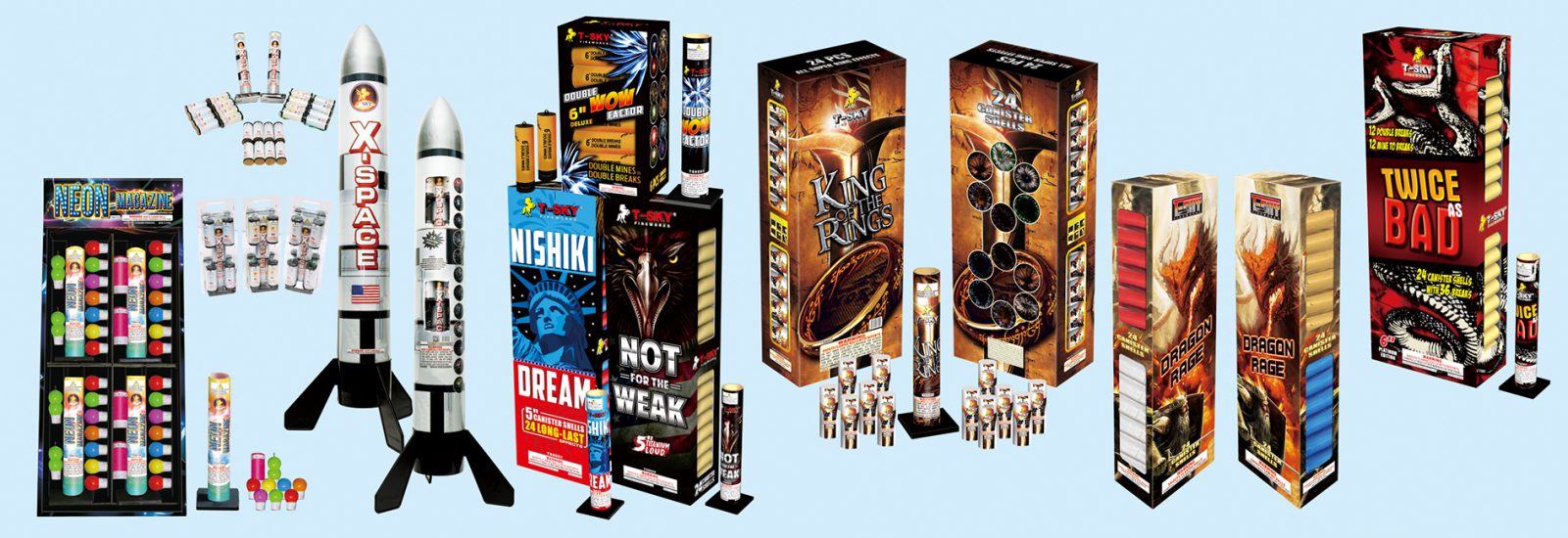 Fireworks Manufacturers & Suppliers | T-SKY Fireworks